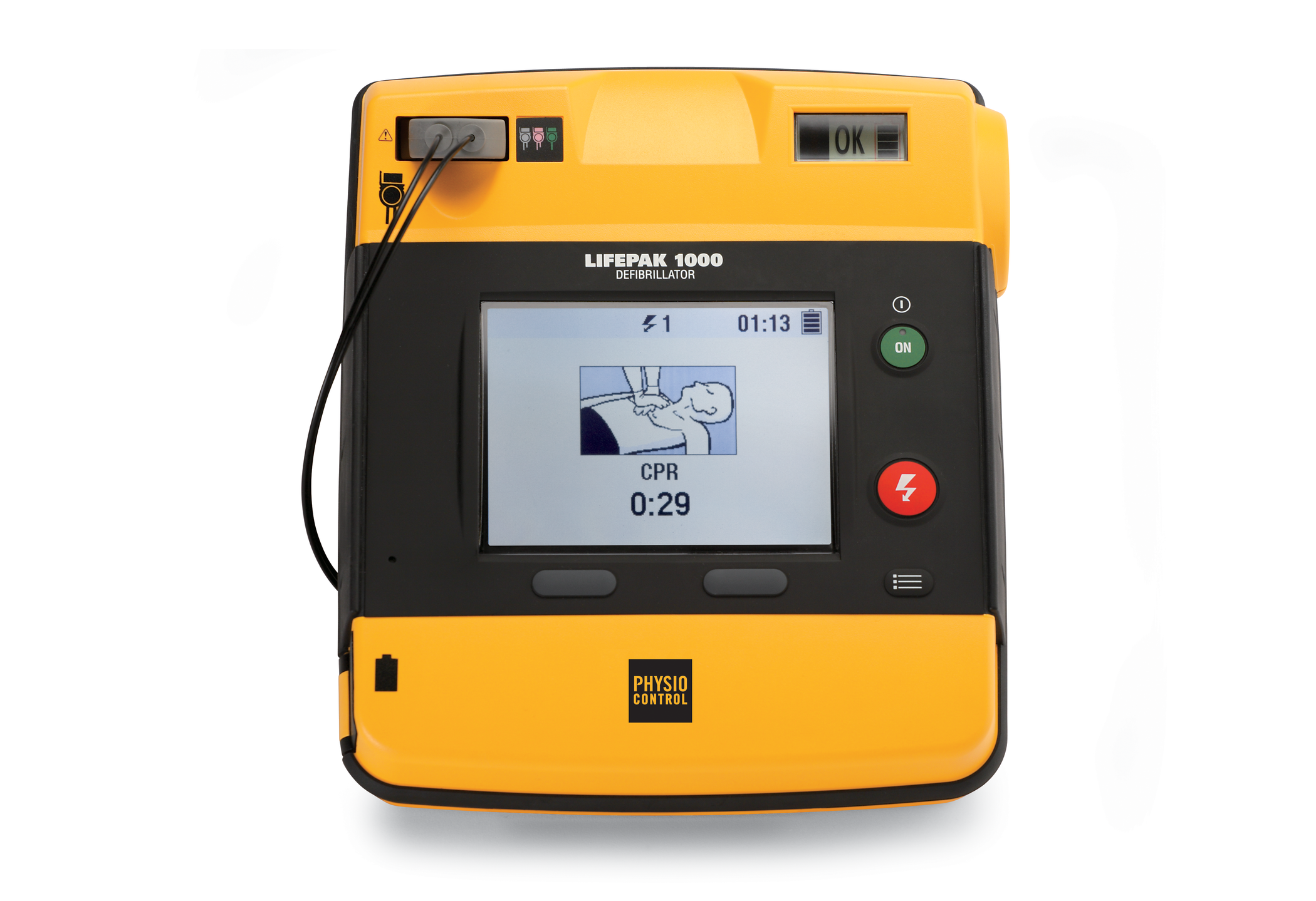Physio-Control LIFEPAK 1000 AED | Rugged Defibrillator with Graphical ...