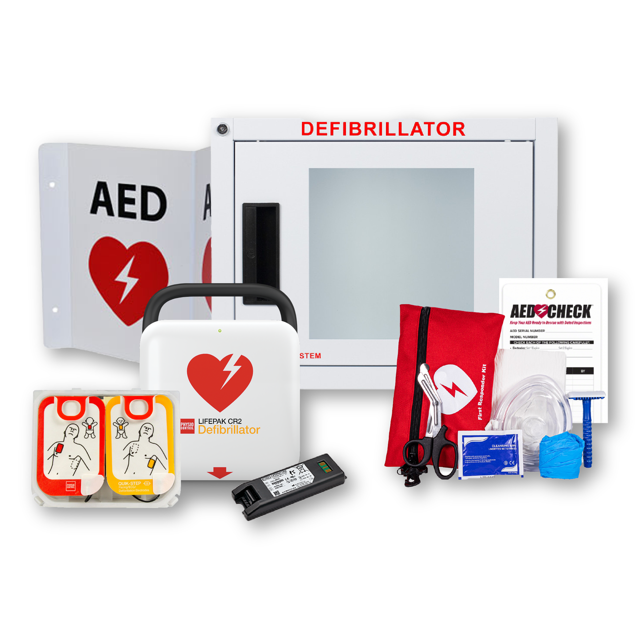 LIFEPAK CR2 Premium AED | Wi-Fi Enabled Defibrillator – AED First Response
